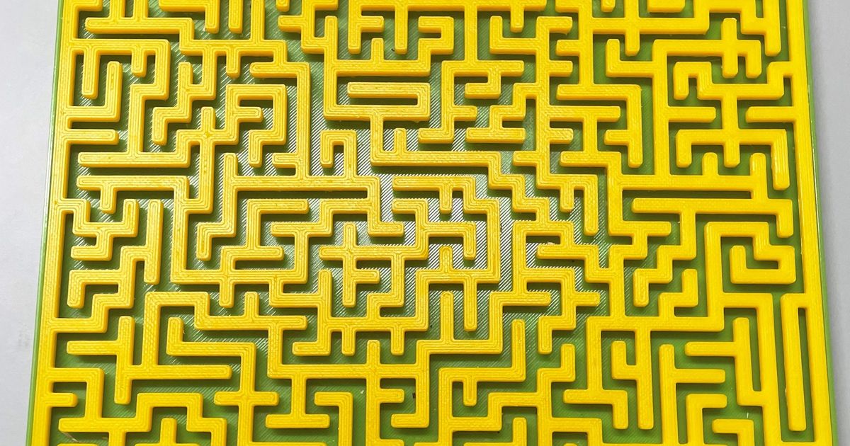 Labyrinth - road trip or fidget toy by Got2b3d - Oxana | Download free ...