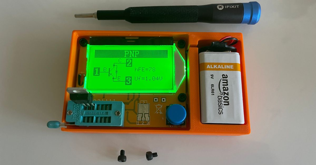LCR meter housing (ARCELI LCR-T4) by theo | Download free STL model ...