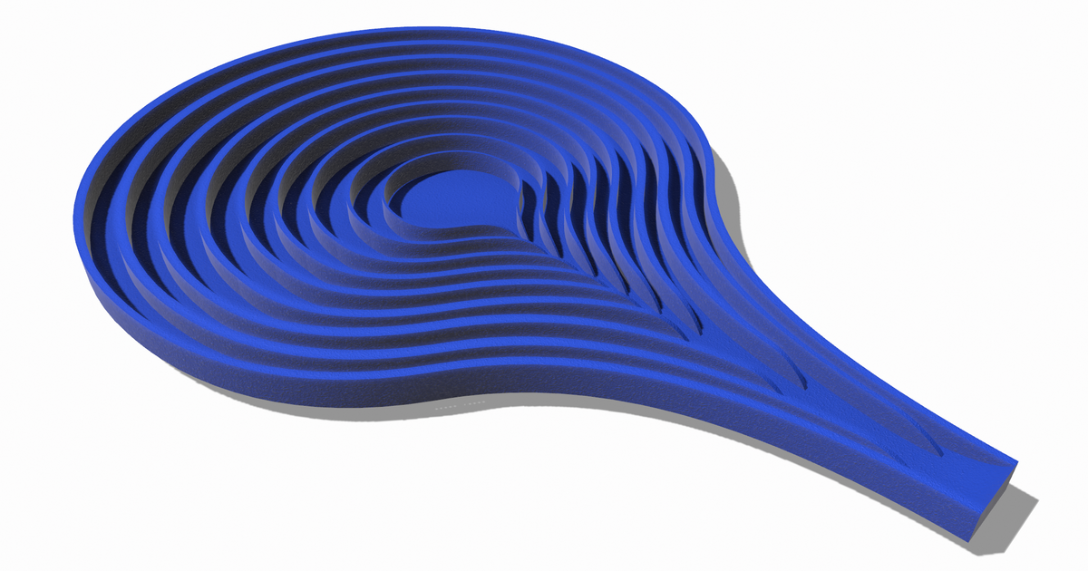 Raindrop Coaster by Aloysius | Download free STL model | Printables.com
