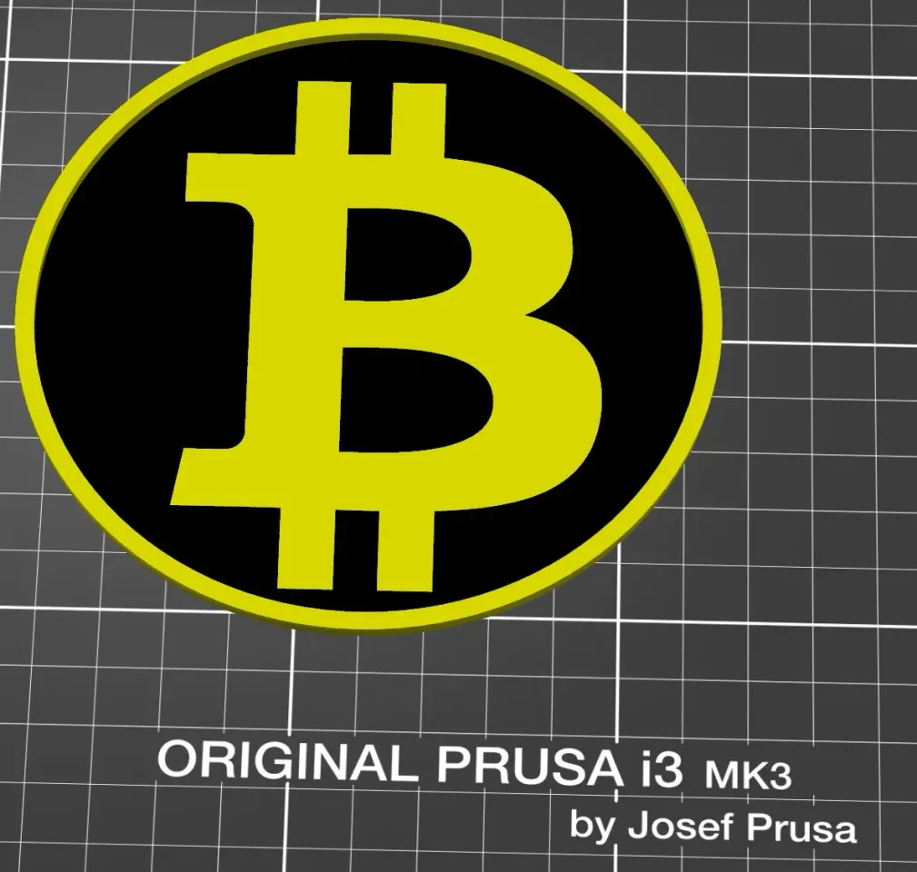 Bitcoin Coaster by Tzorion | Download free STL model | Printables.com