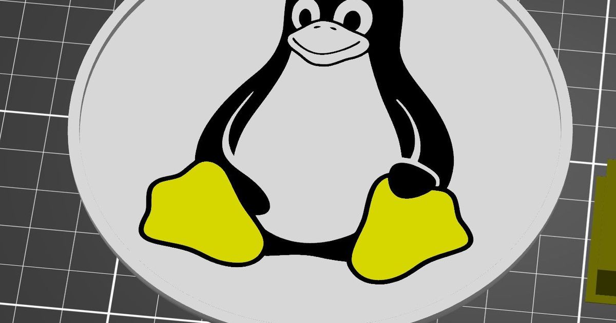 Linux Coaster by Tzorion | Download free STL model | Printables.com