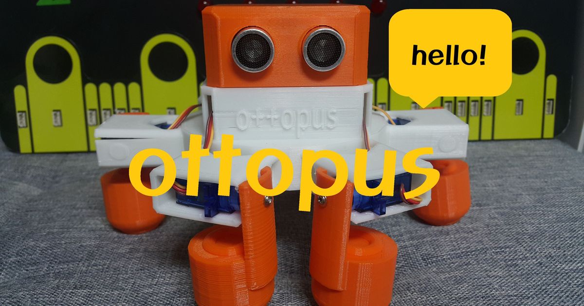 Ottopus DIY robot by Otto DIY | Download free STL model | Printables.com