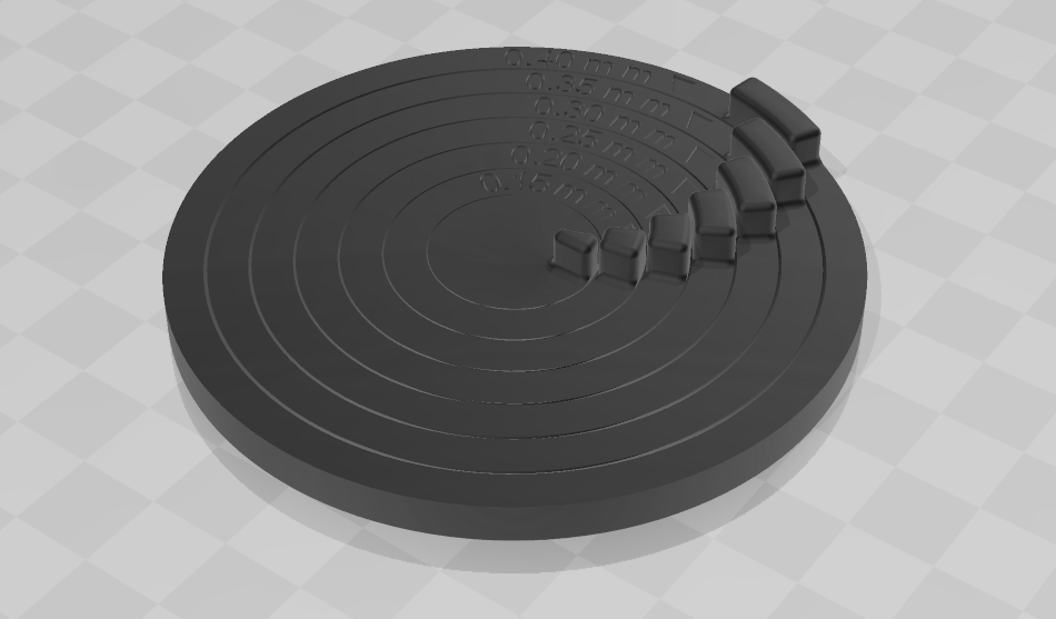 3D Printing Tolerance Guage by Synthetic Horizons | Download free STL ...