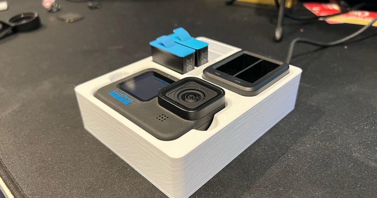 GoPro Hero 10/11/12 Desk Buddy by Grahamcracker | Download free STL ...