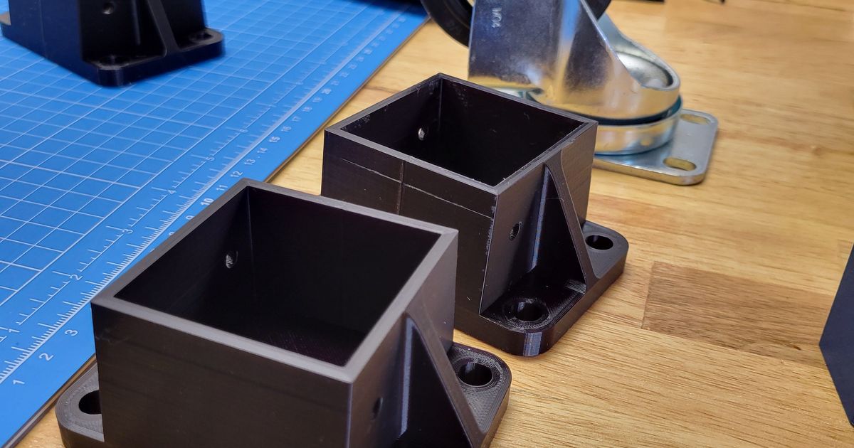 IKEA Lack Caster Plate by georgag | Download free STL model ...