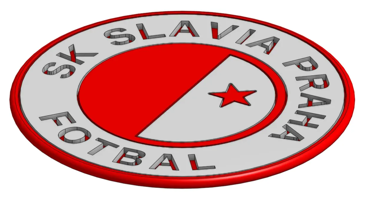 Coaster - Slavia / Podtácek - Slavia by Jan | Download free STL model ...