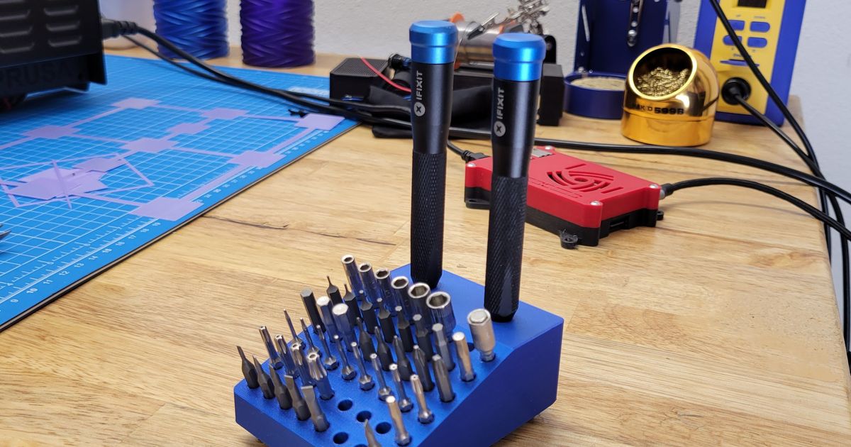 iFixit Bit Holder by georgag | Download free STL model | Printables.com