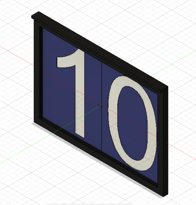 A simple house number plate by jcjames_13009 | Download free STL model ...