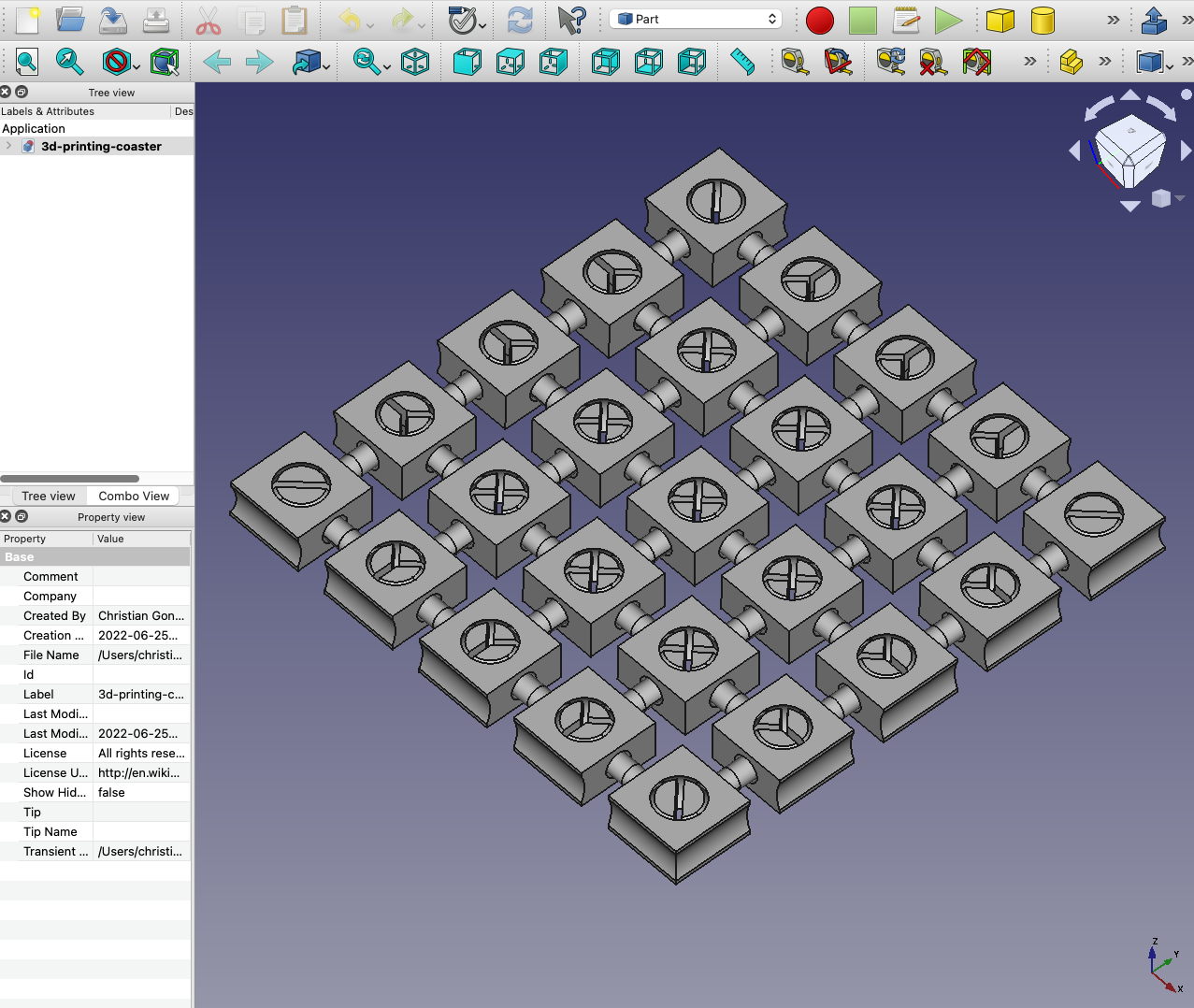 Square Coaster by christiangda | Download free STL model | Printables.com
