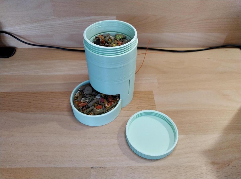 Automatic food dispenser for rodent by johnyHV | Download free STL ...