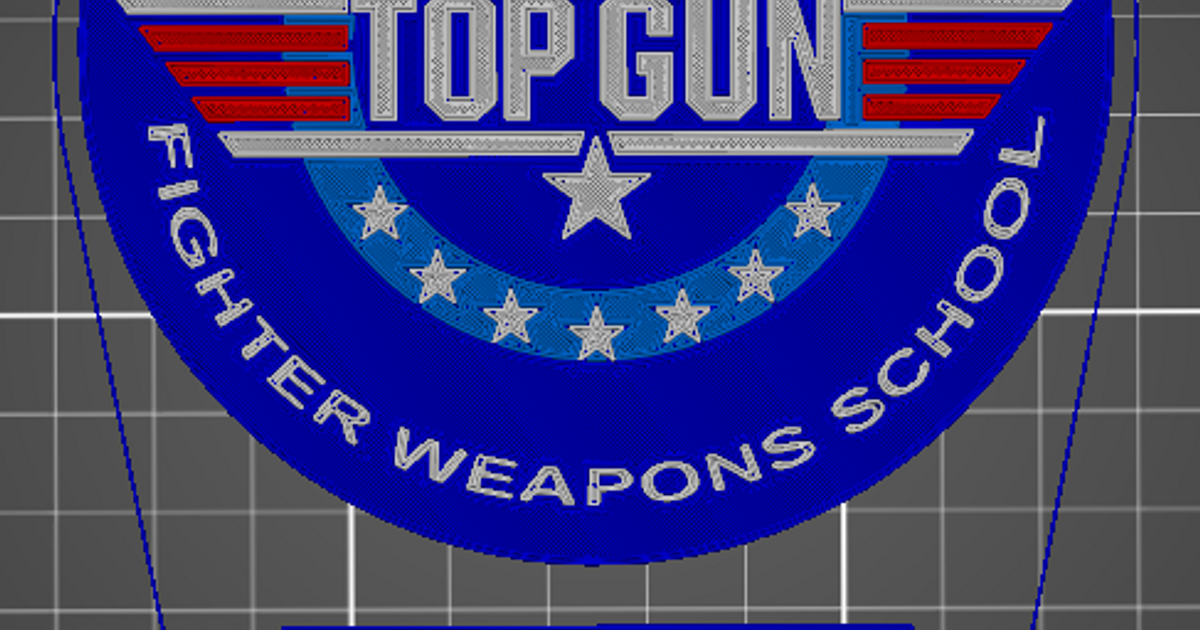 Top Gun Inspired Coaster by Joe3D | Download free STL model ...