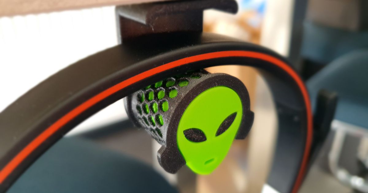 Alien Headset Holder by Pomi | Download free STL model | Printables.com