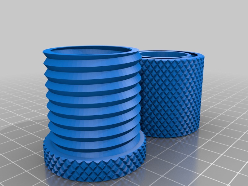 Triple-Wall Twist Container (Customizable) by meshconnoisseur ...