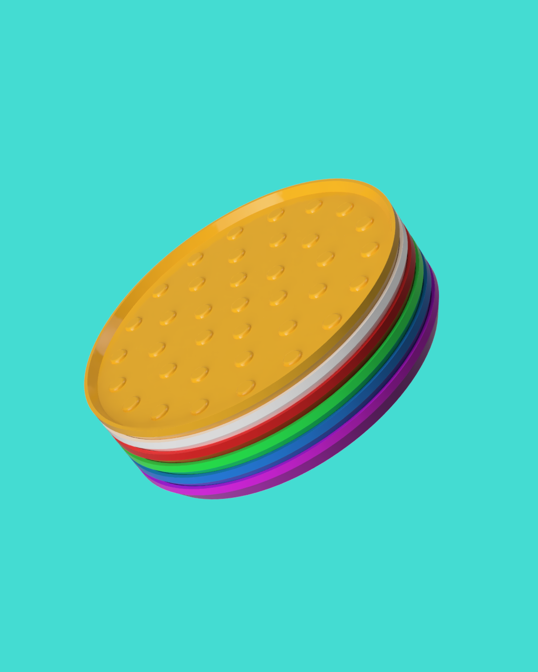 Stackable Coaster by LKF Land | Download free STL model | Printables.com