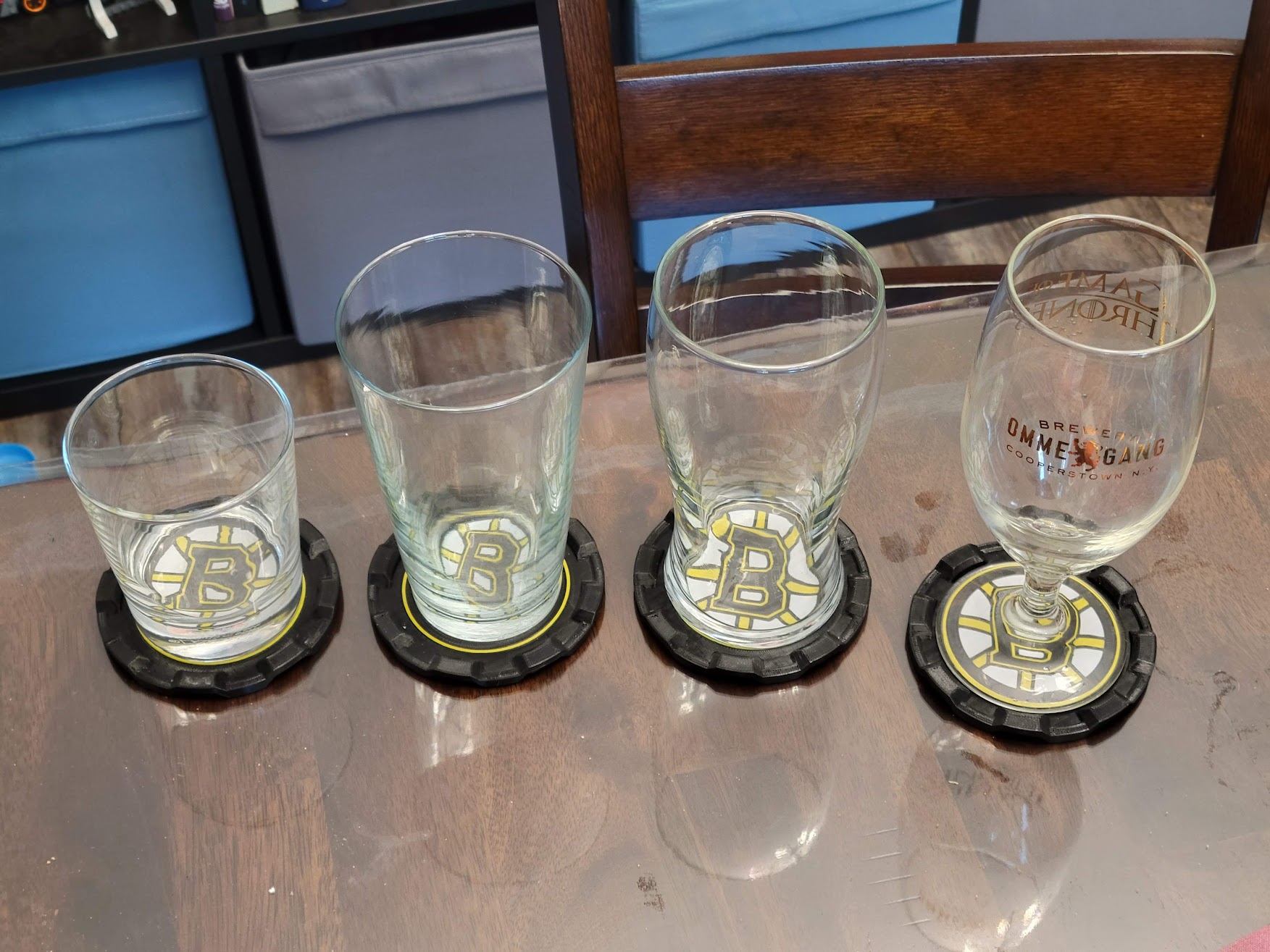 Stackable Gear Tooth Drink Coasters with Logo Insert by Mobious ...