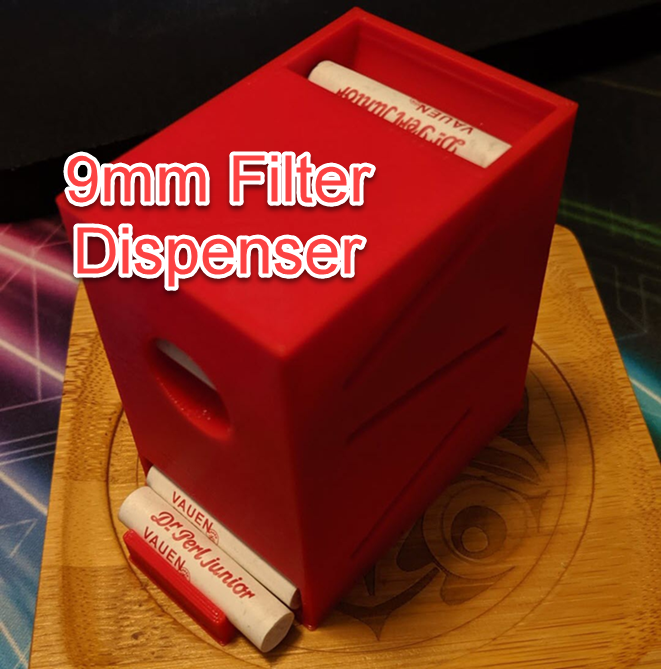 Pipe Tobacco, 9mm Filter Dispenser by blinkz | Download free STL model ...
