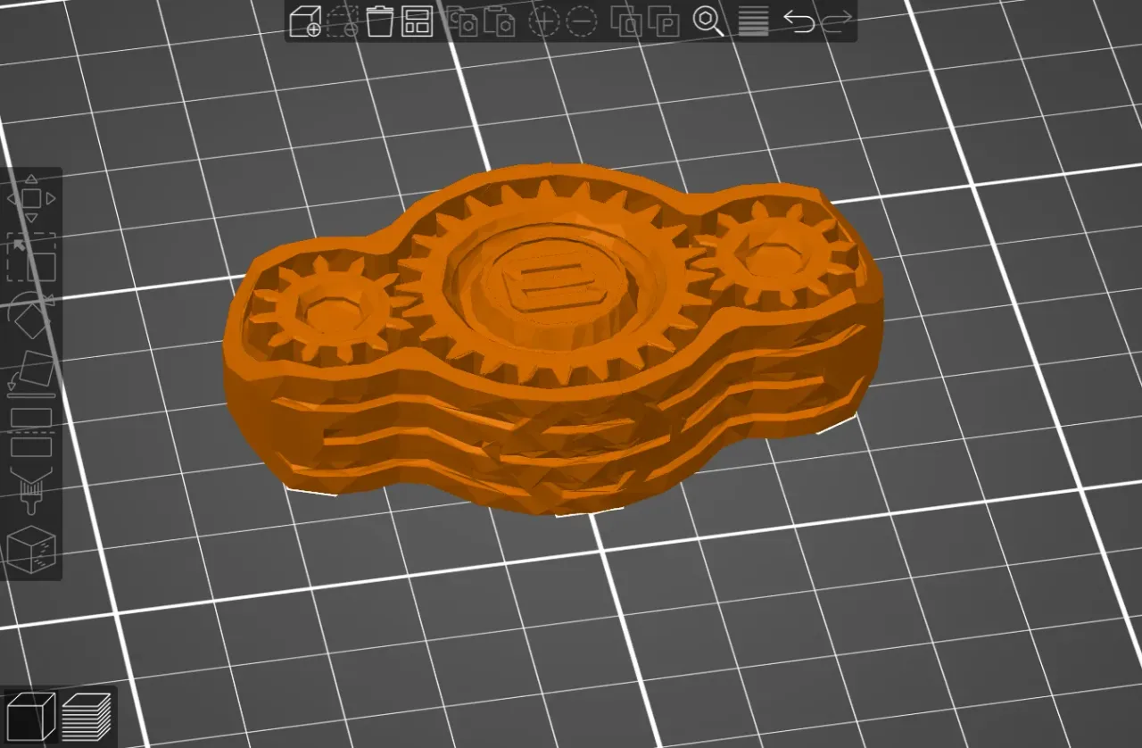 Low-Poly Makerbot Fidget Gear by Sci3D | Download free STL model ...