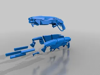 "The Expanse" MCRN Gun by GurvanBHC | Download free STL model ...