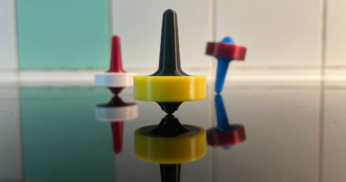 Mini Spinning Top Lite by Lorro | Download free STL model | Printables.com