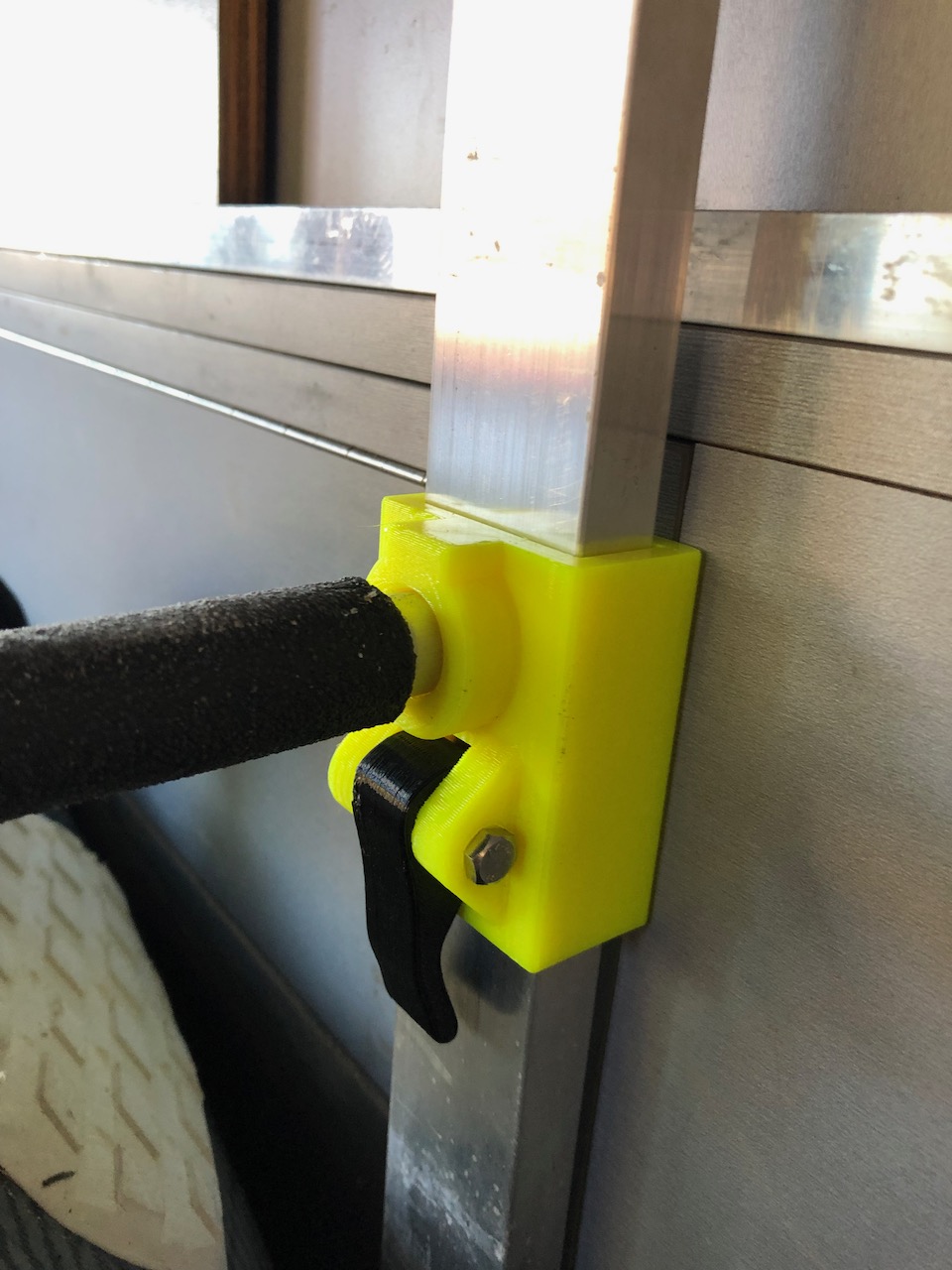 Fully adjustable, quickly removable, low profile van rack for ...