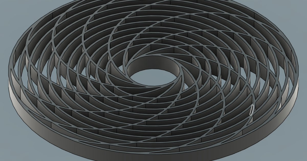 Arc-form coaster by Leo | Download free STL model | Printables.com