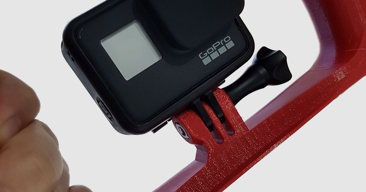 GoPro handheld (two hand) by schl3nk3 | Download free STL model ...