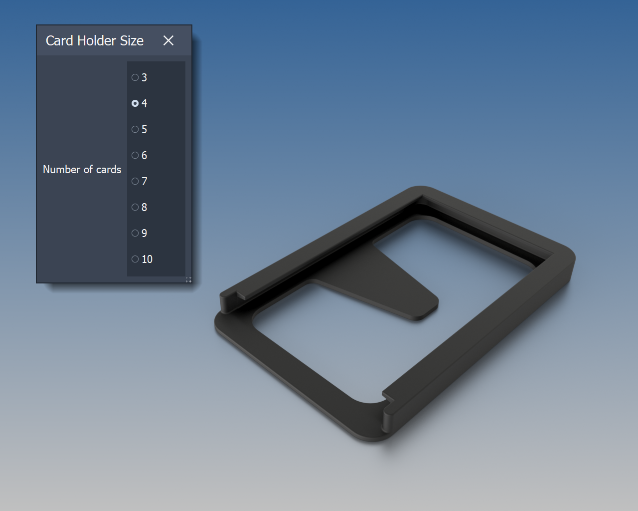 Adjustable Card Holder by Jason | Download free STL model | Printables.com