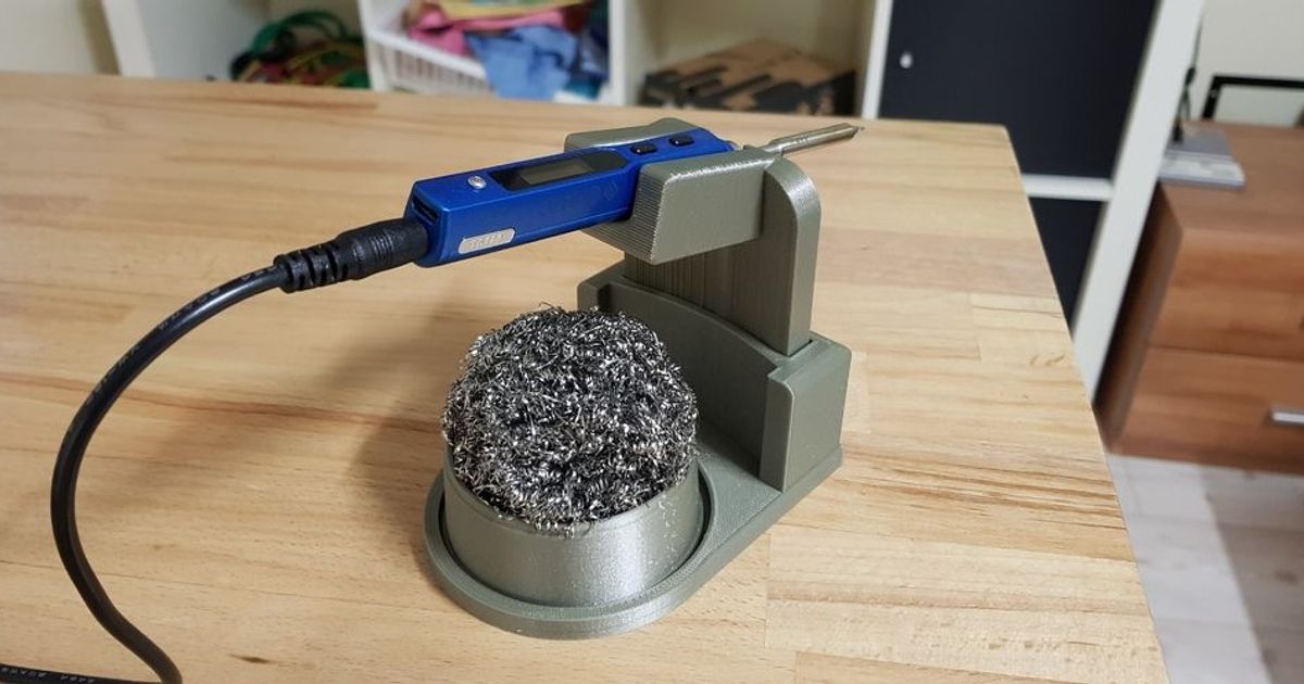 TS100 Soldering iron station by Brent | Download free STL model ...