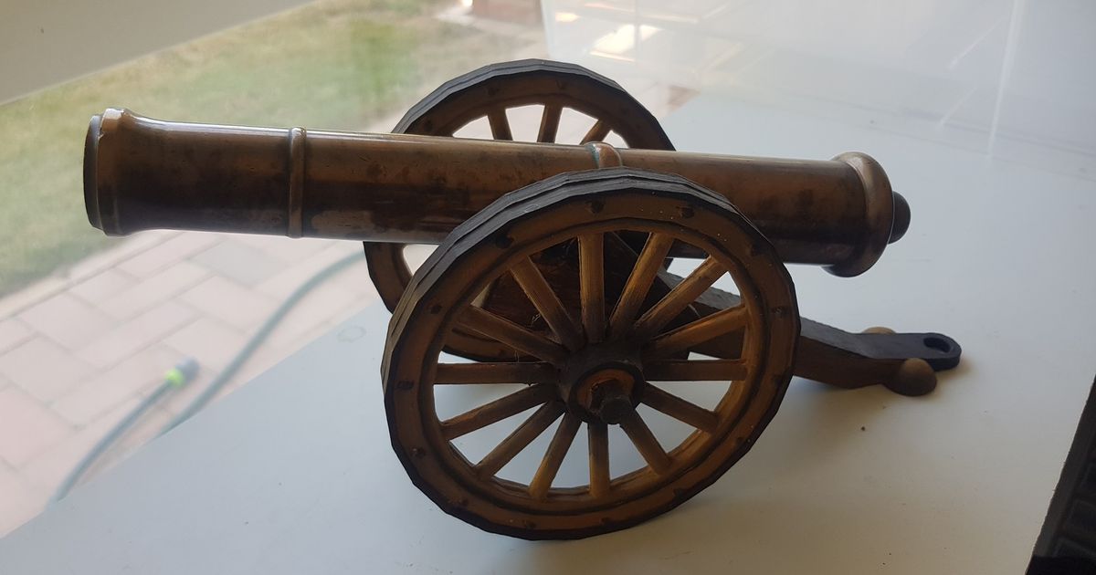 Old Cannon (Dedicated to Grandad) by Jace1969 | Download free STL model ...