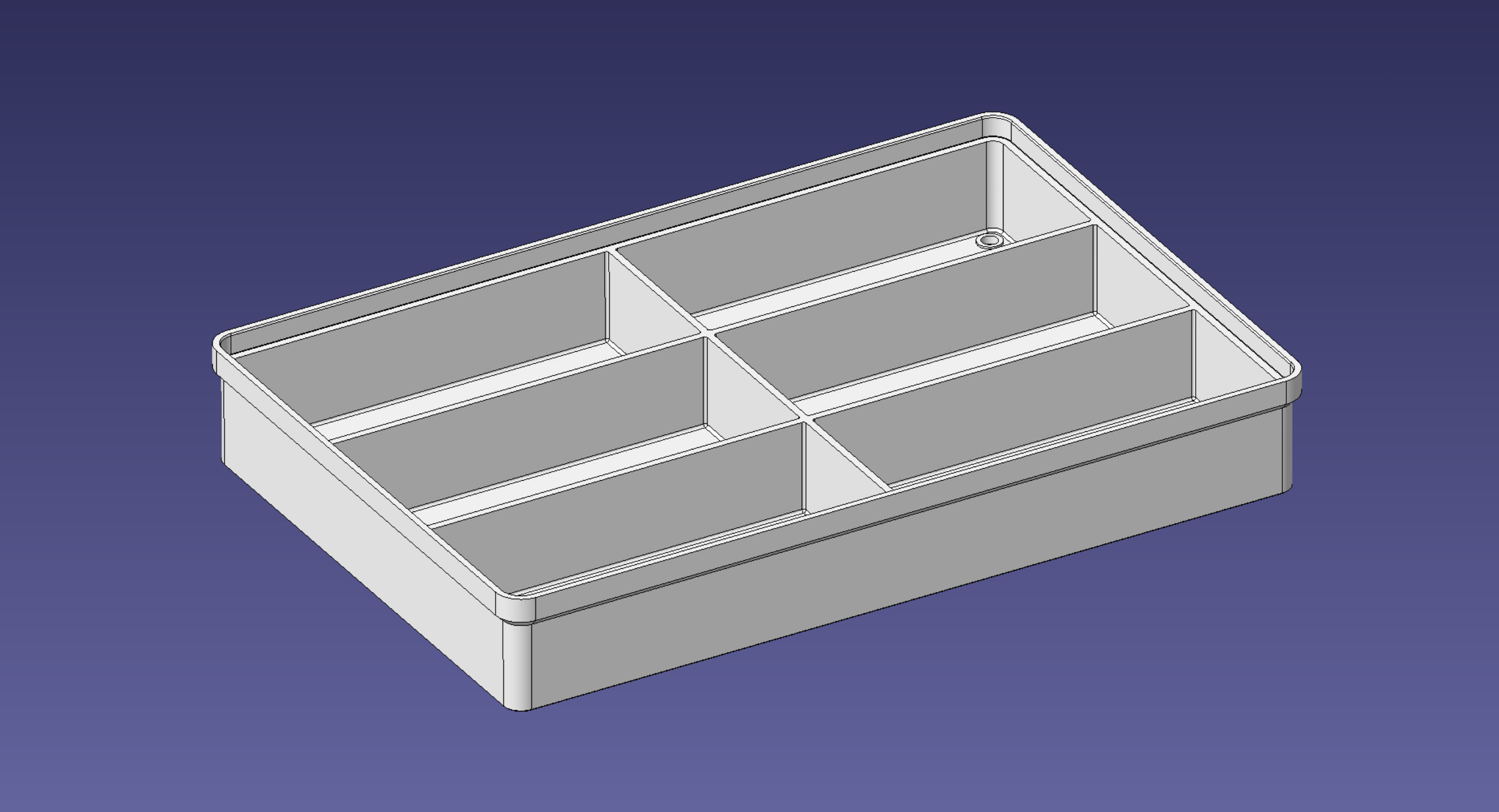 2x3 units, third height, 3x2 grid Stackable Insertbox by Bodo ...