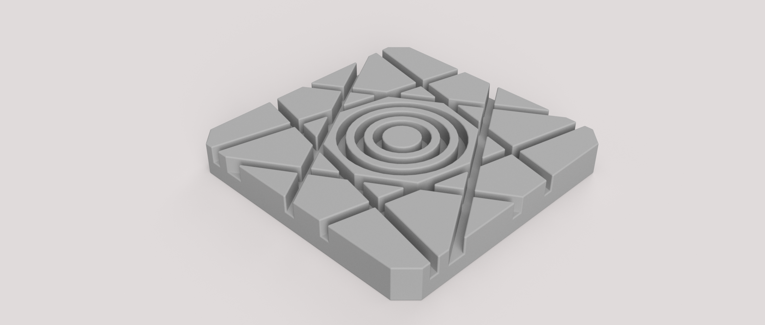 Simple Geometric Coaster by DiRtY_ZeBrA | Download free STL model ...