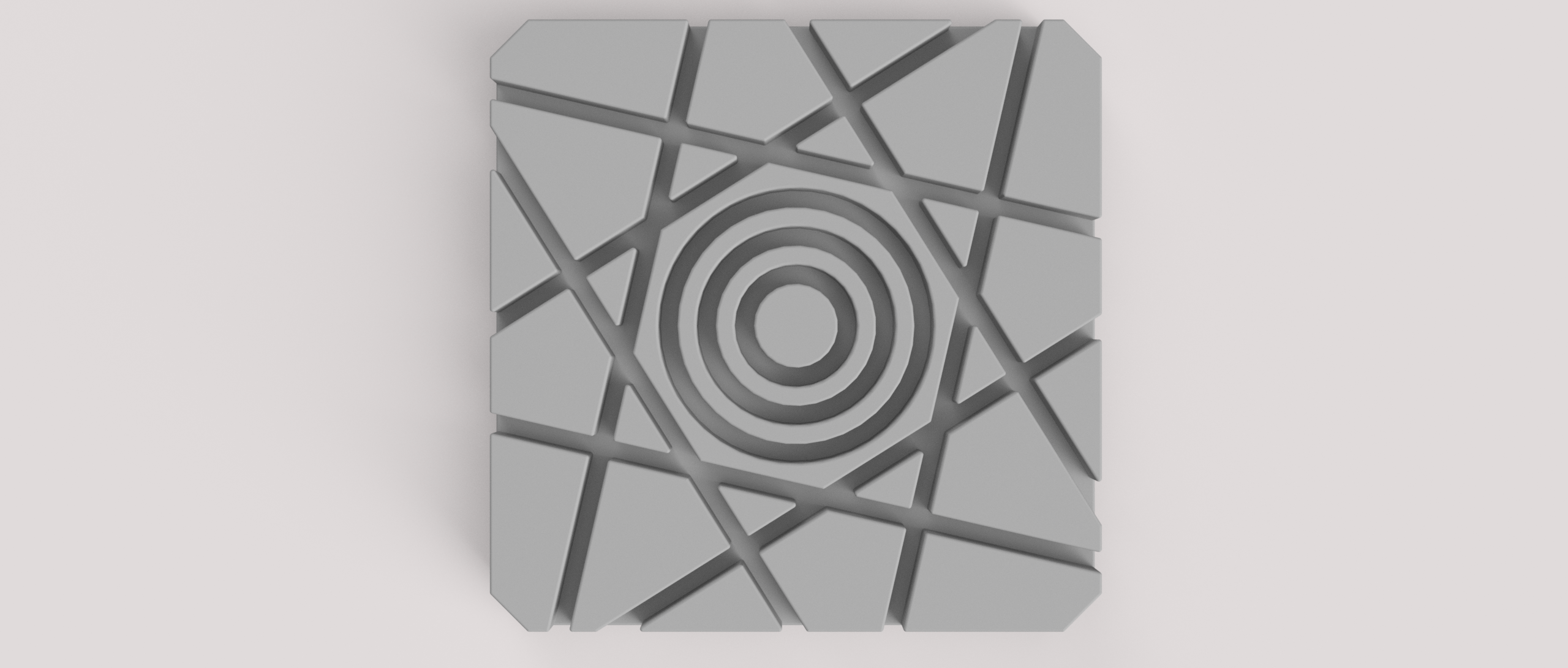 Simple Geometric Coaster by DiRtY_ZeBrA | Download free STL model ...