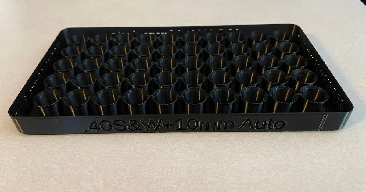 .40 S&W + 10mm Auto Stacking Loading Block by brass_ring | Download ...