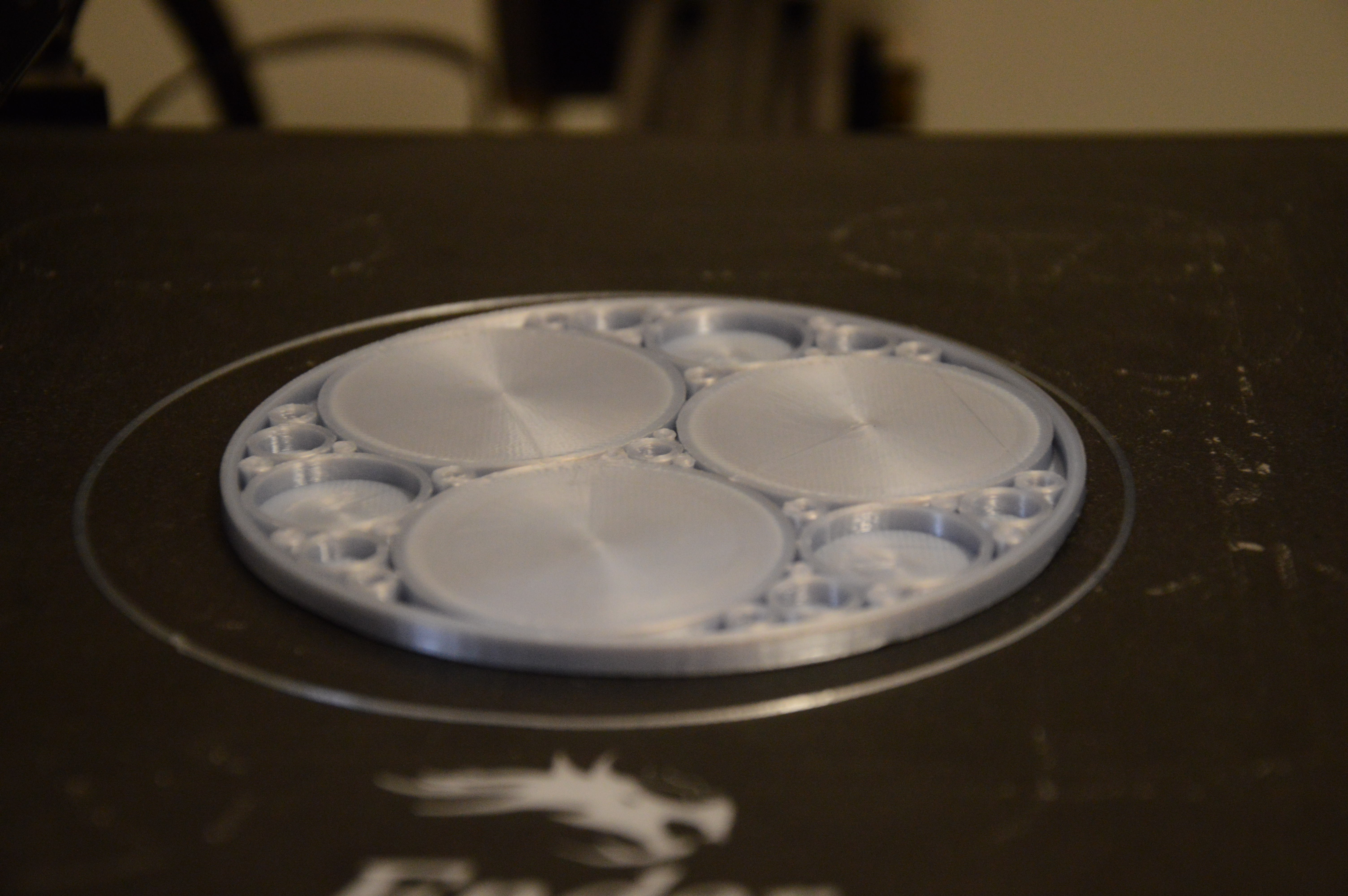 Apollonian Gasket Coaster by Charles_Lambert | Download free STL model ...