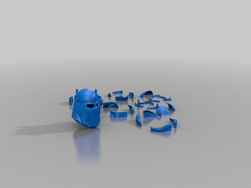 Bowron Helmet / Mask & Crown by Jace1969 | Download free STL model ...