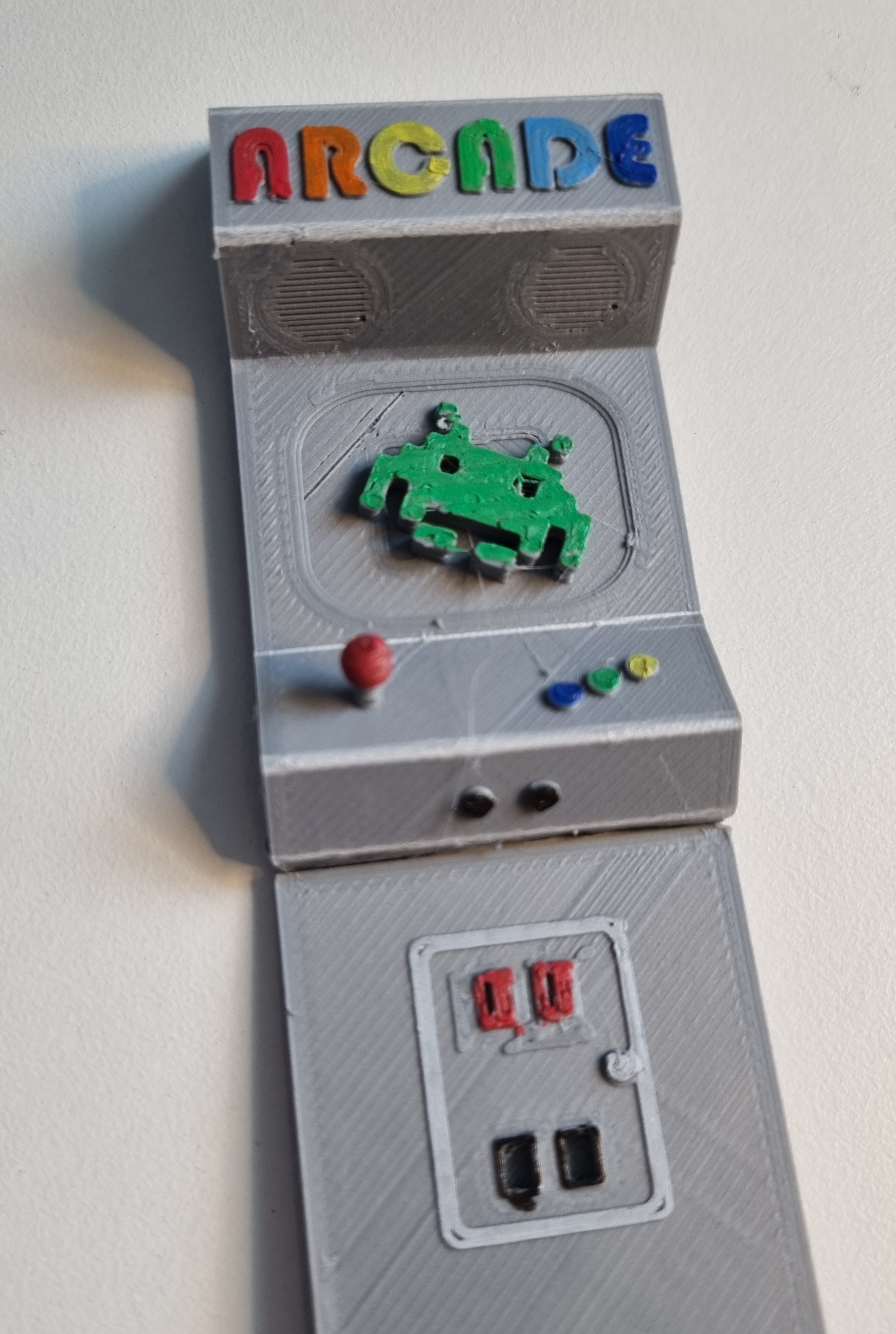 cool print flat mini retro arcade cabinet by Ralf D. Müller | Download ...