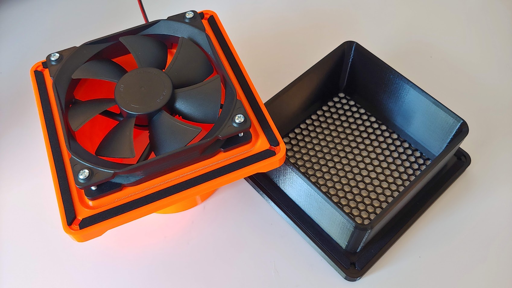 Exhaust Fan Housing for Lack Enclosure (120mm + Speed Control) by ...