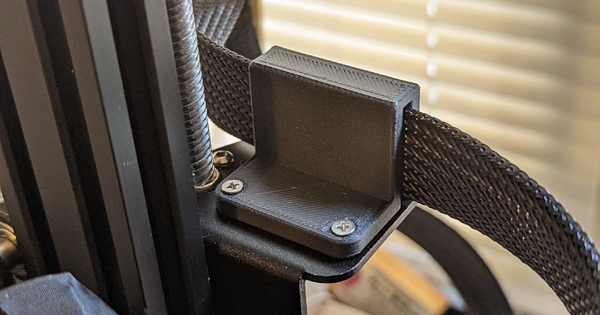 Creality Sprite Extruder cable mount for Ender 3 / Pro by kriswillcode | Download free STL model ...