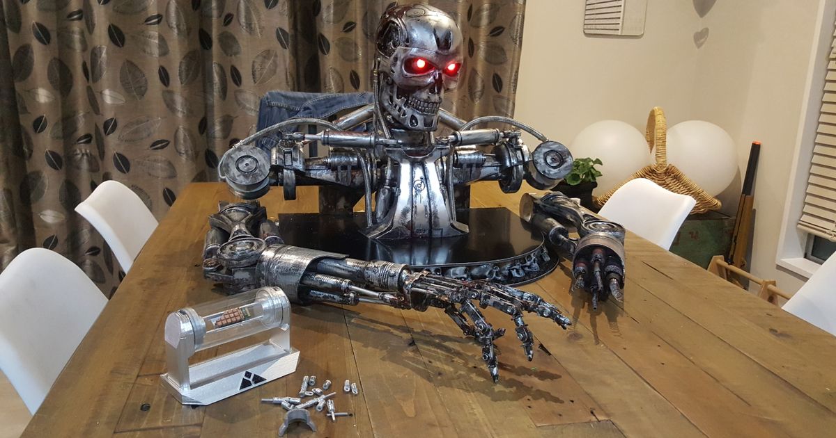 Terminator T800 Split Shoulders "Bust Concept" by Jace1969 | Download ...