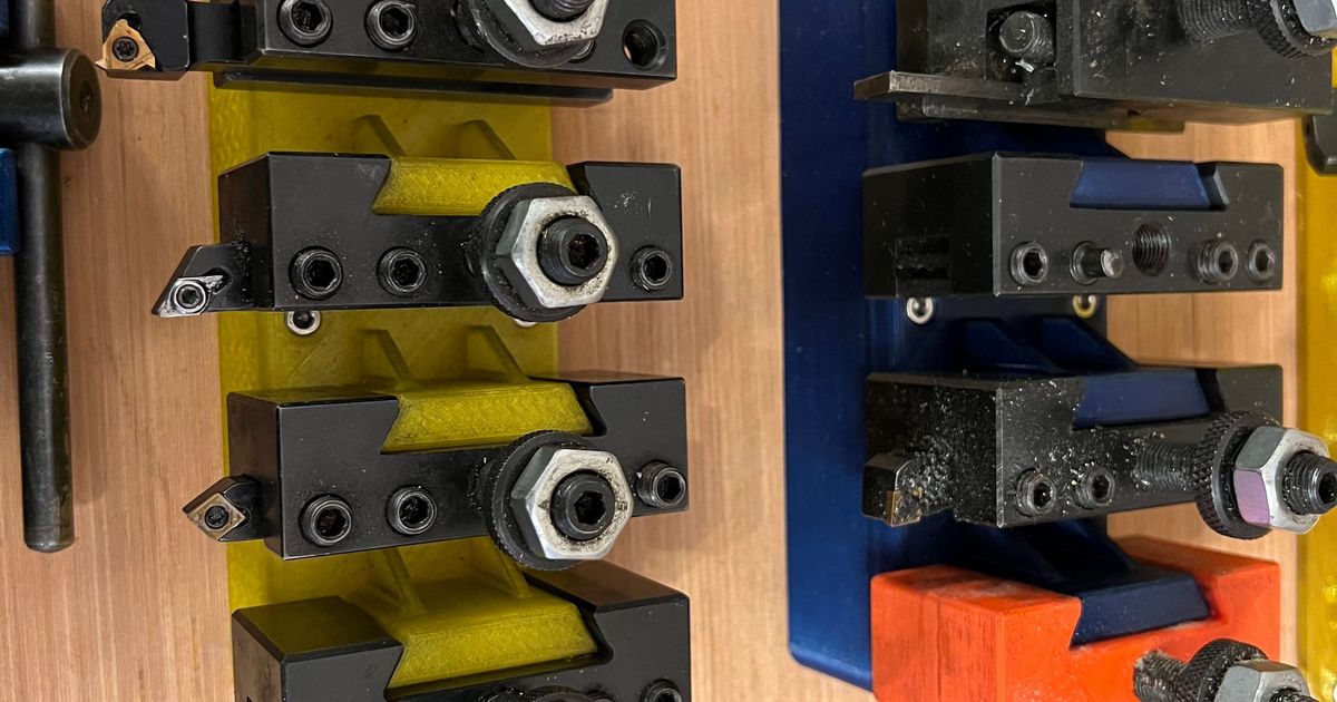 Quick change tool holder wall mounted storage by Martin Brown ...