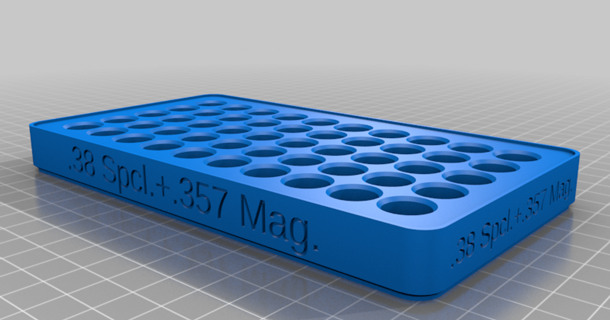 .38 Special + .357 Magnum Stacking Loading Block by brass_ring ...