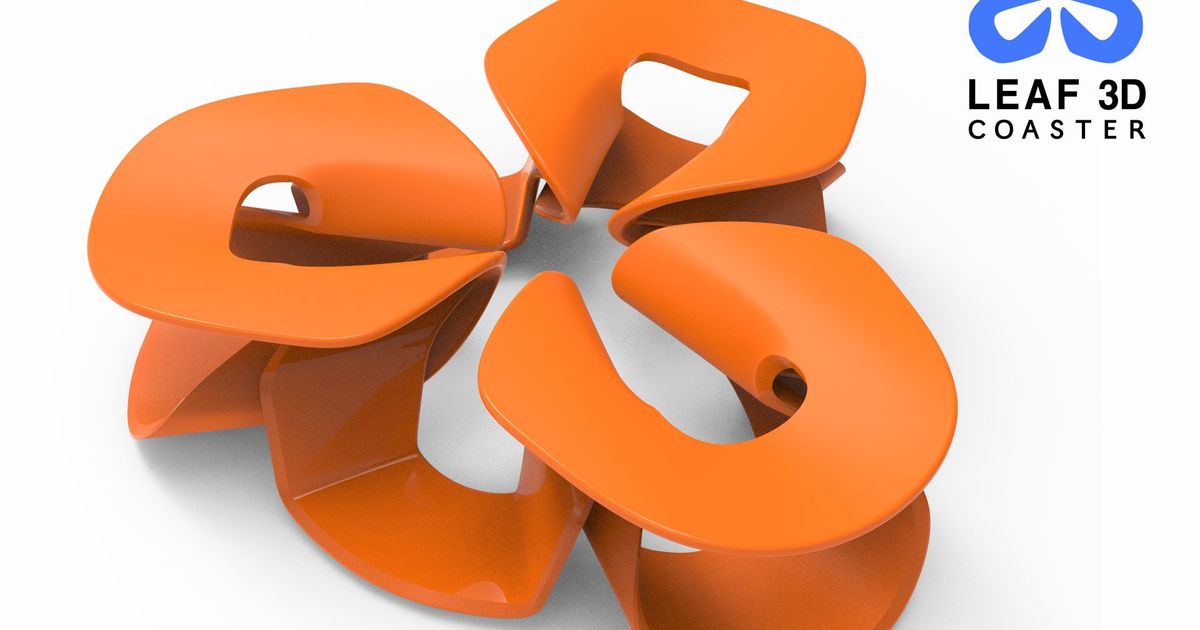 Leaf 3D Coaster by Bimmerlord | Download free STL model | Printables.com