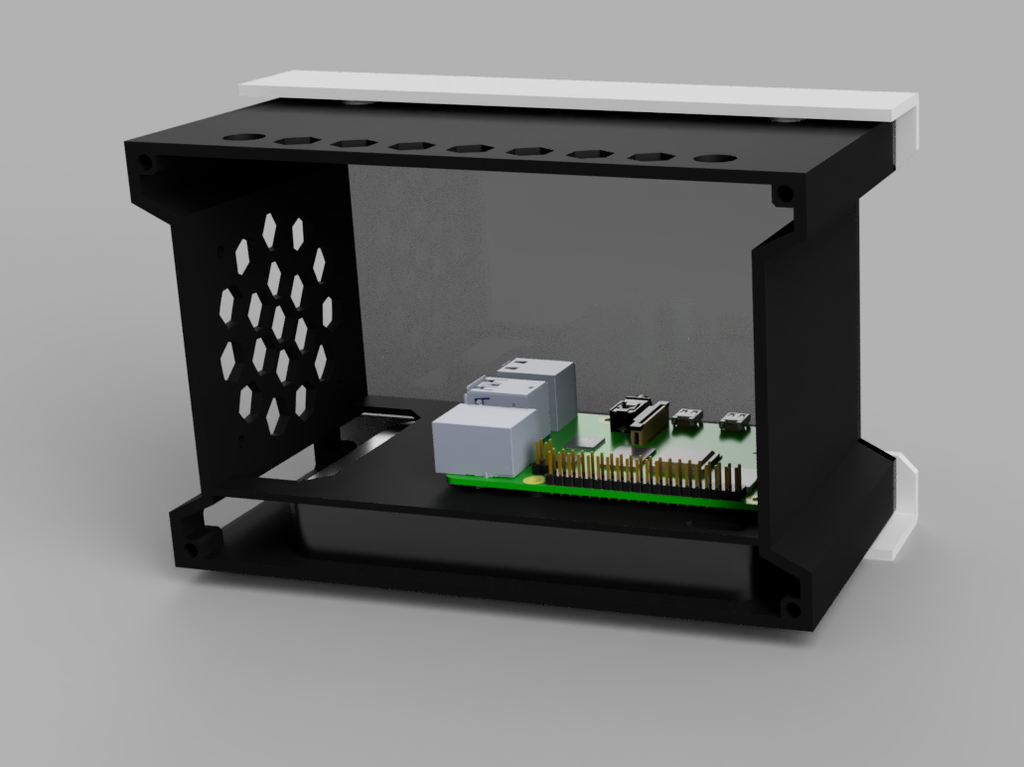 Raspberrry Pi 4 Servercase by Smäfer | Download free STL model ...