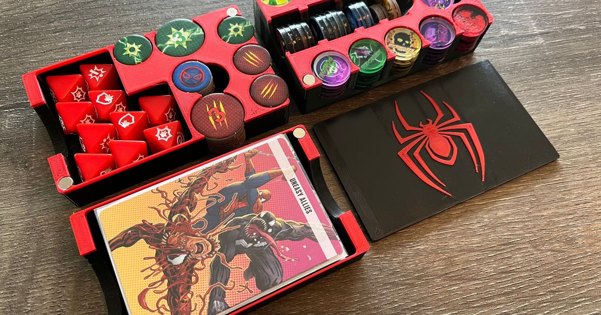 Token box for Marvel: Crisis Protocol by André Lind | Download free STL ...