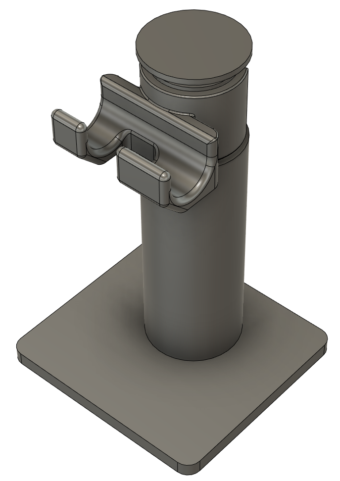 Desk-Stand Upright Pole Mount For "Airbrush Holder for Paasche Siphon ...