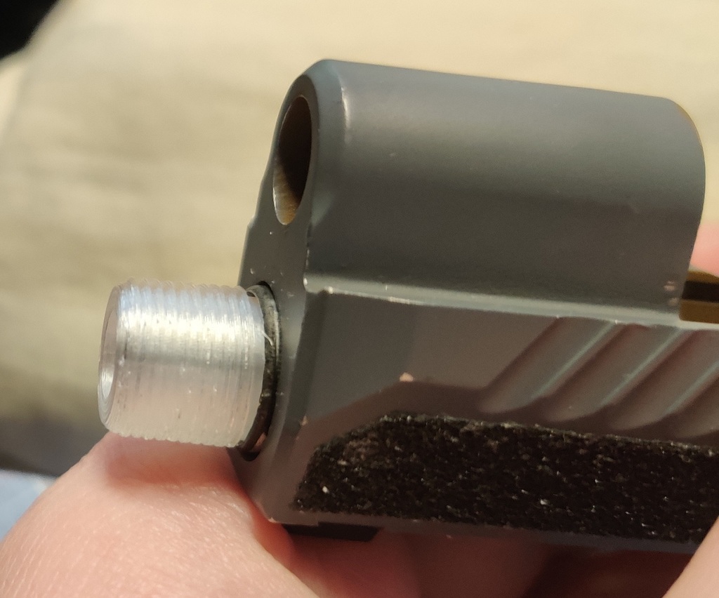Airsoft VFC Sig Sauer M17 Thread Adapter for Ribbed Barrel by Blargedy ...