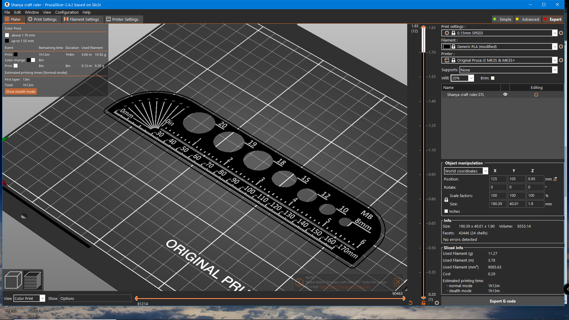 shanya craft ruler mm and inch, 90 Degrees by Martin | Download free ...