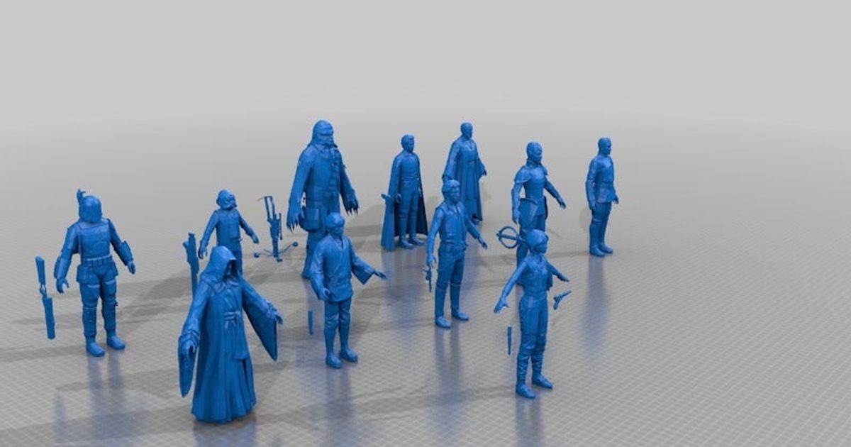 Star Wars figurines by Jace1969 | Download free STL model | Printables.com