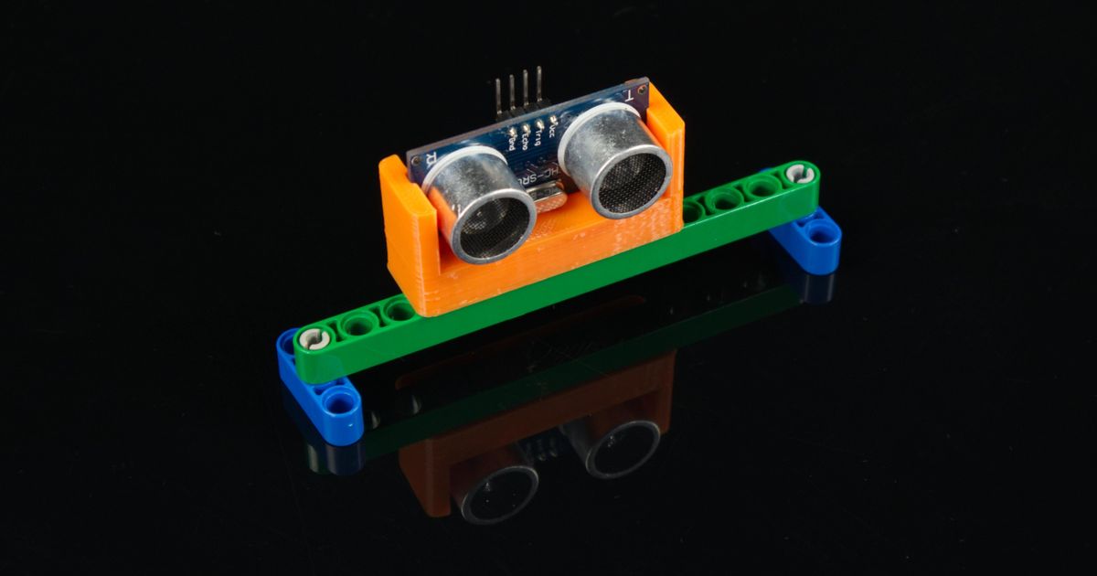 Distance Sensor Holder with Holes by BrownDogGadgets | Download free ...