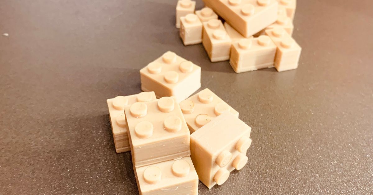 Bricks 2x2 - support free by Daniel Kasprowicz | Download free STL ...